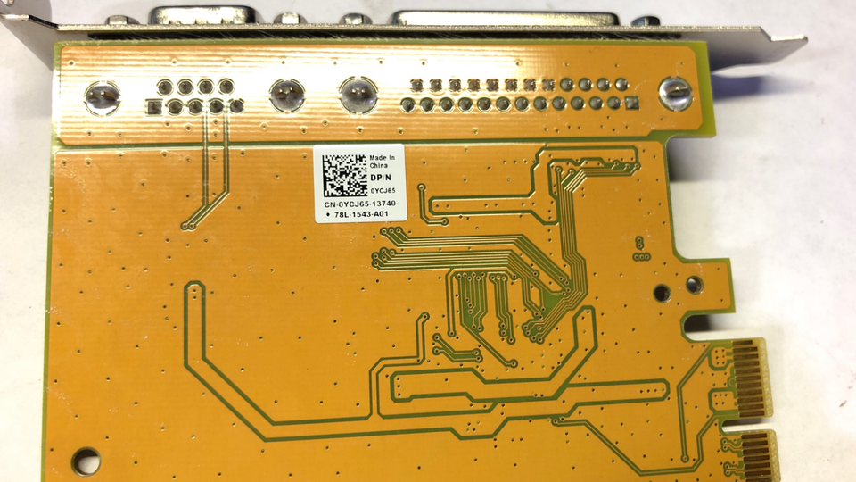 YCJ65 Dell Sunix Serial & Parallel Expansion Multi I/O Card MI06469A | eBay