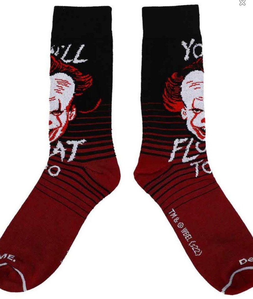 Horror Icons Crew Sock 5-Pair Set Jason Freddy Krueger, Lost Boys ...