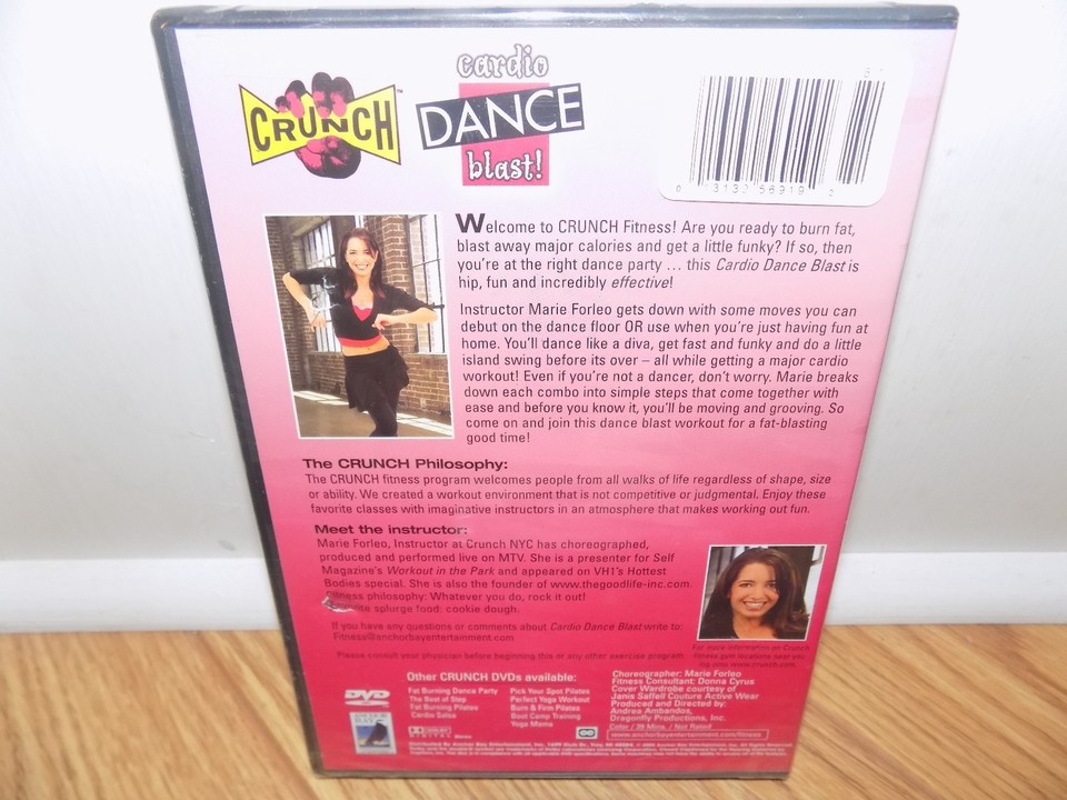 Crunch - Cardio Dance Blast (DVD, 2005) with Marie Forleo - BRAND NEW ...
