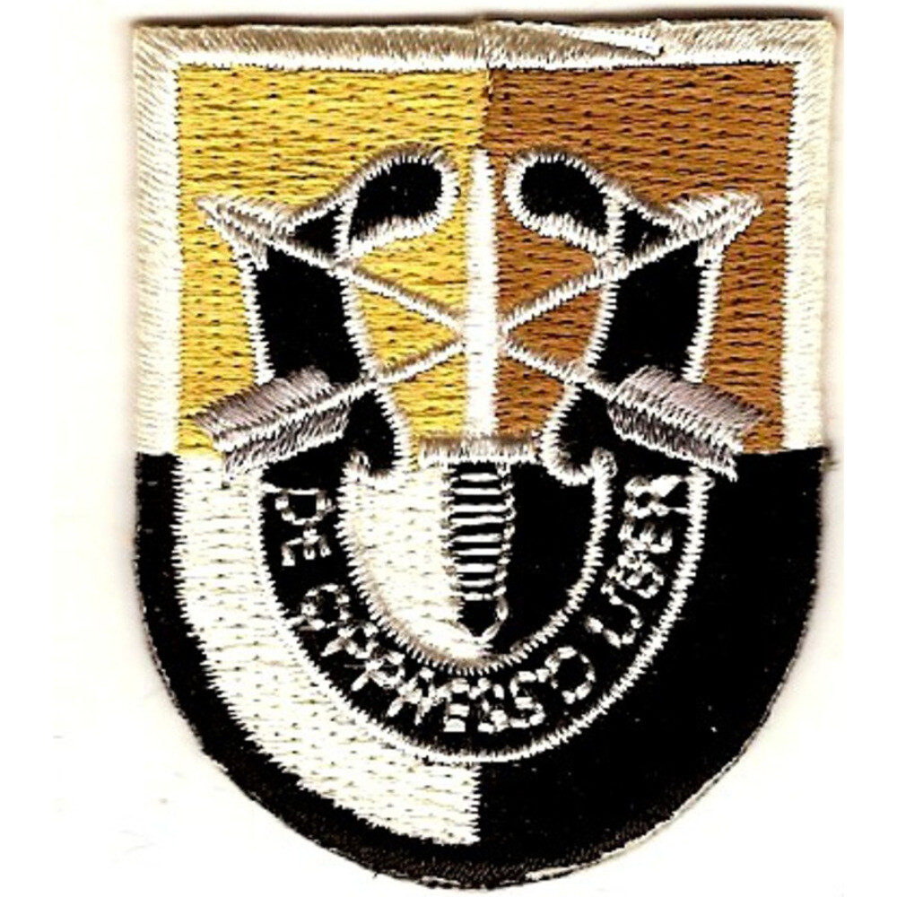 Us Army 1st Special Forces Group Flash Patch With Crest