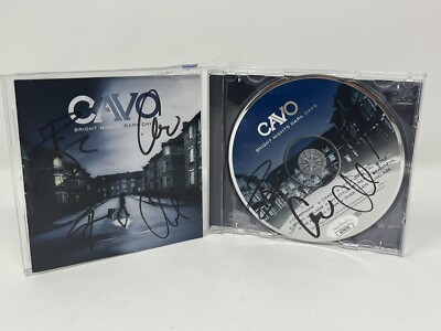 CAVO Bright Night Dark Days Full Band Signed CD and CD Booklet BOTH ...
