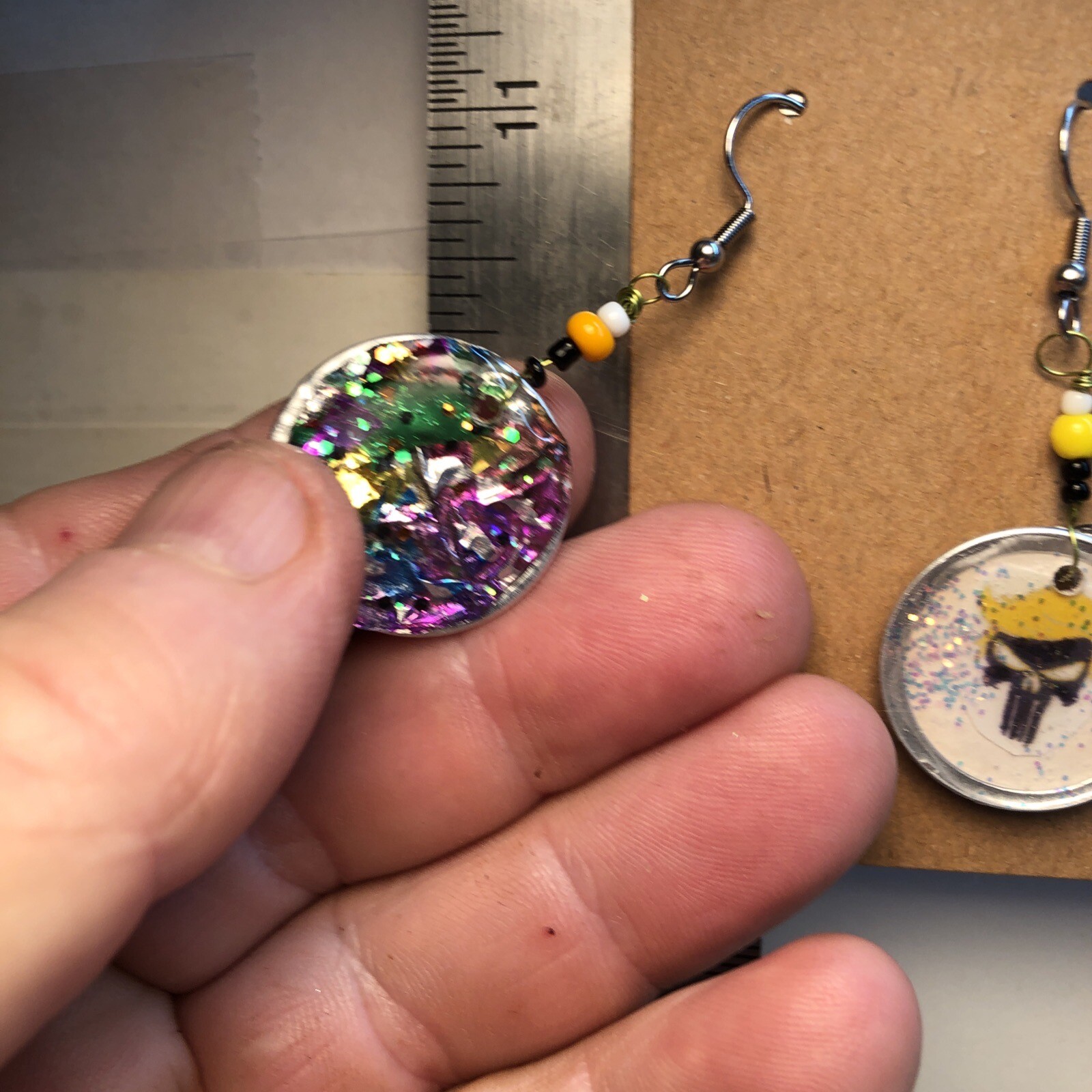 Vintage Donald Trump Earrings The Punisher Skull | eBay