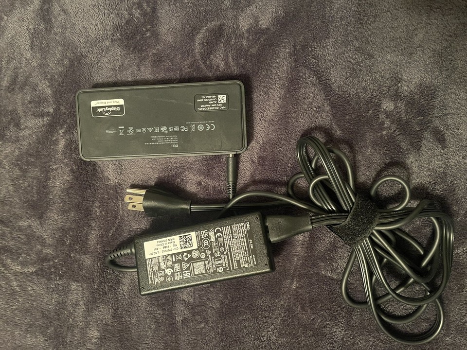 Dell D1000 USB 3.0 Docking Station w/ 65W Power Adapter 789185952051 | eBay