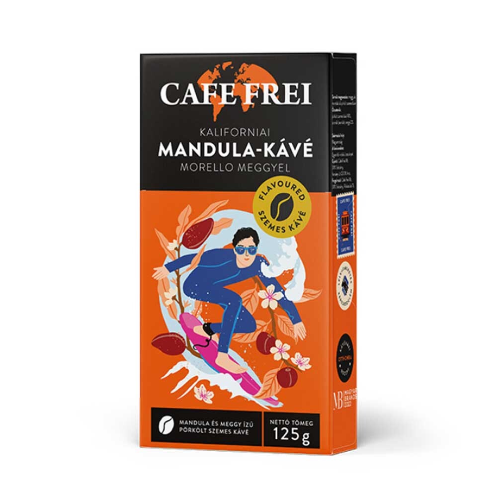 Cafe Frei California Almond Cherry Flavored Coffee Roasted Arabica ...