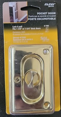New Prime-Line N 7365 Pocket Door Privacy Lock with Pull - Unopened | eBay