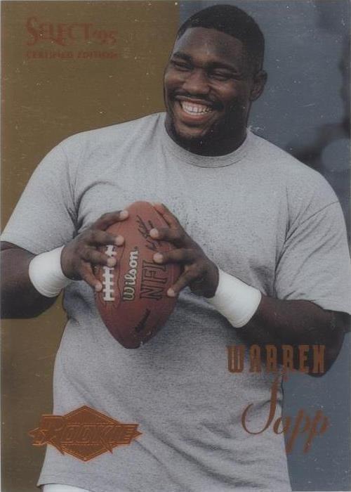 1995 Select Certified Edition - Rookie Warren Sapp #127 (RC) for sale ...