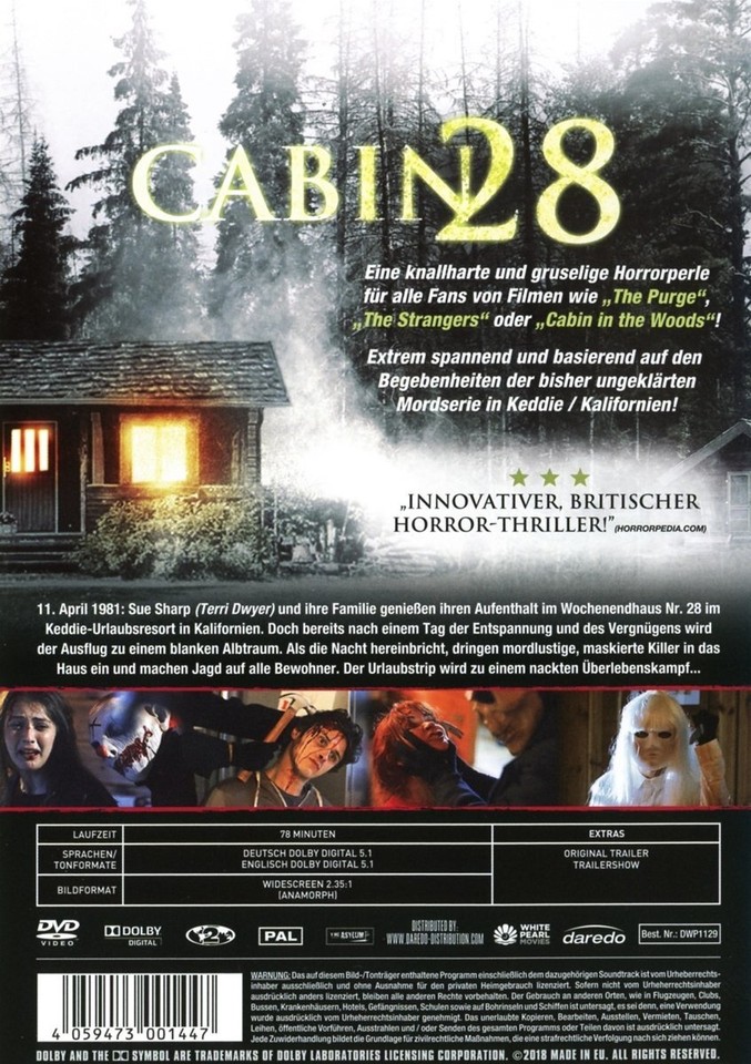 Cabin 28 - Sie sind längst da (DVD) Lee Bane Terri Dwyer (UK IMPORT) | eBay