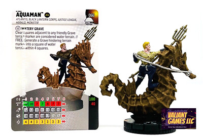 DC Heroclix Aquaman #066 w/ Card Chase Notorious Set | eBay
