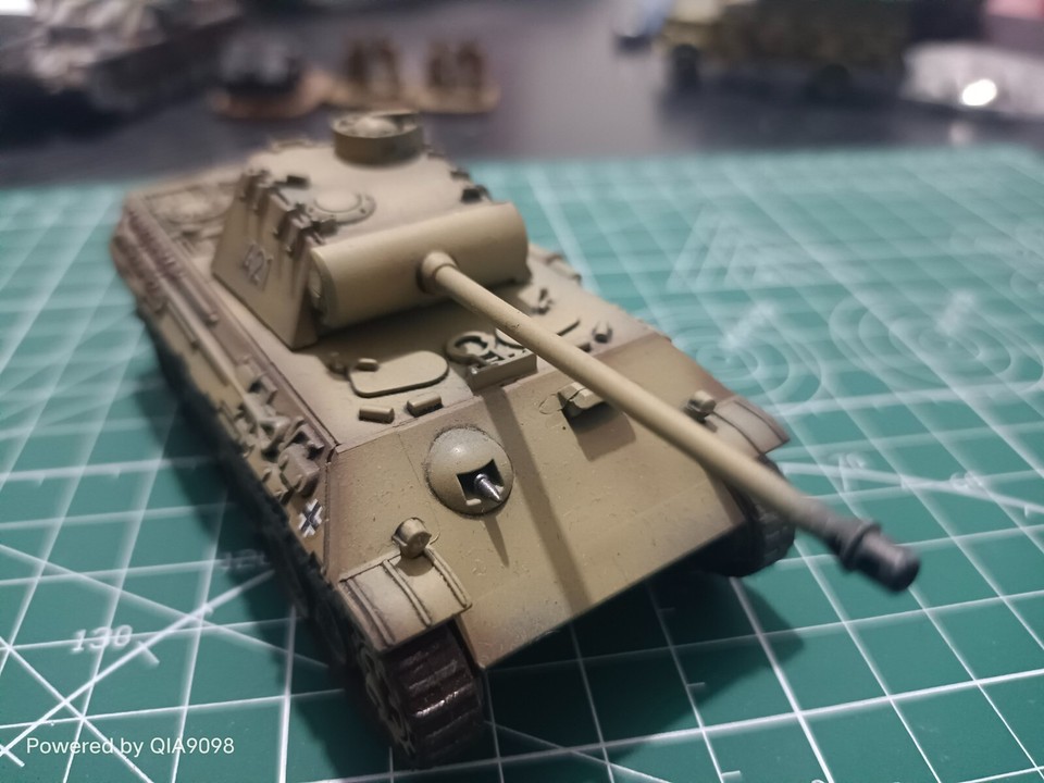 Hand Made 1/72 Scale WWII German Army Panther Ausf Tank Desert Color ...