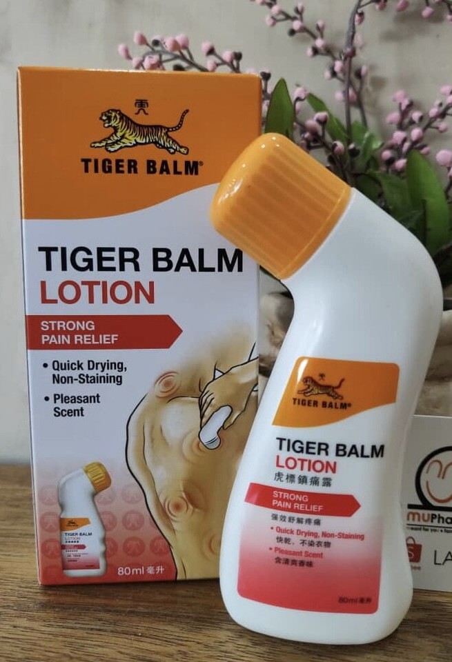 10 x Tiger Balm Lotion 80ml for Shoulder & Back Pain Strength Massage ...