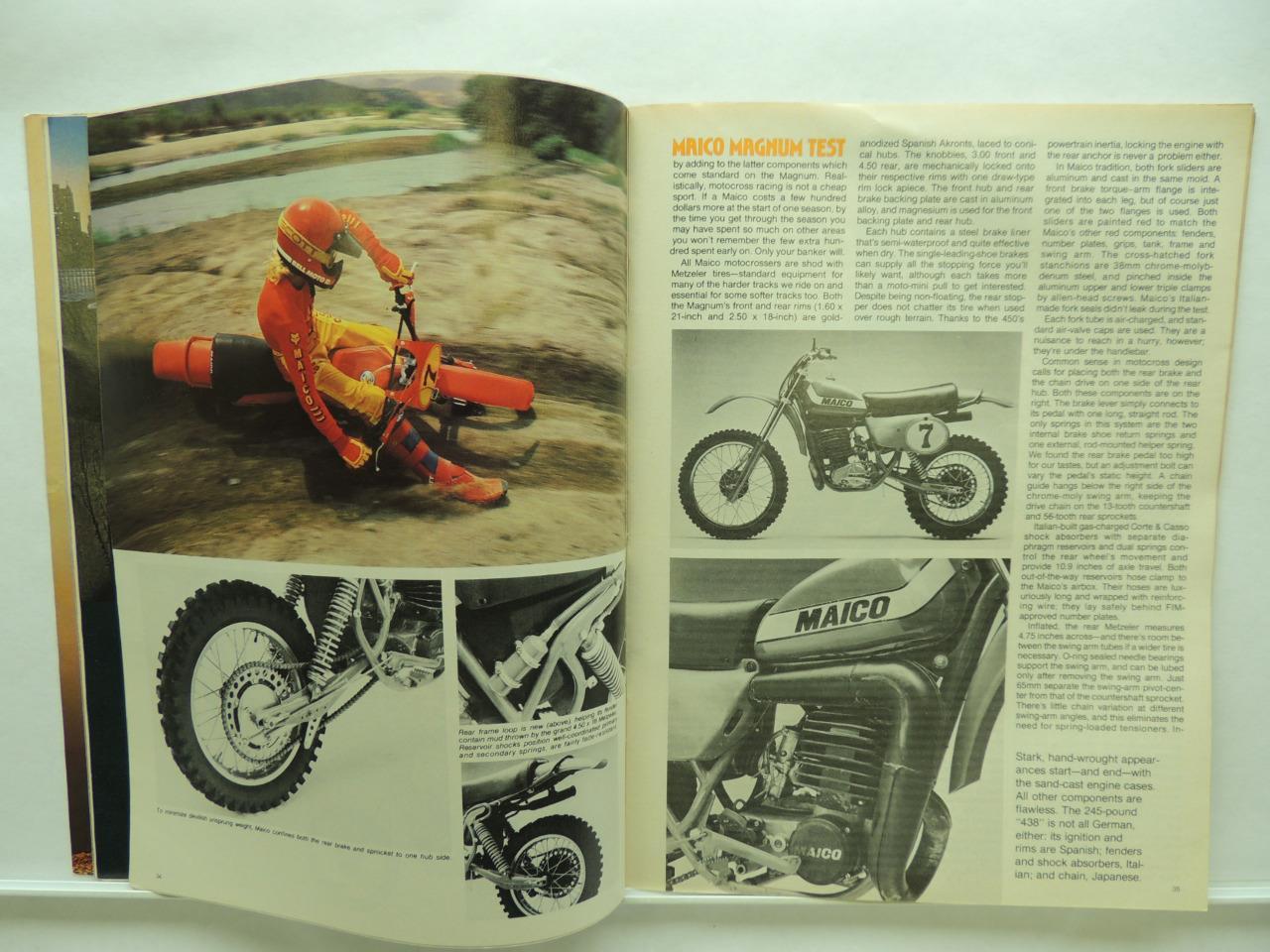 Oct 1979 Cycle Magazine BMW R100S Yamaha DT250F Maico 450 Magnum II ...