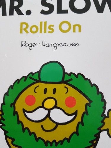 Mr. Slow Rolls On Large Size Mr Men Book New | eBay