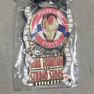 Disney DSF Pin Trading Event Logo Iron Man 3 Dangle LE300 BRAND NEW | eBay