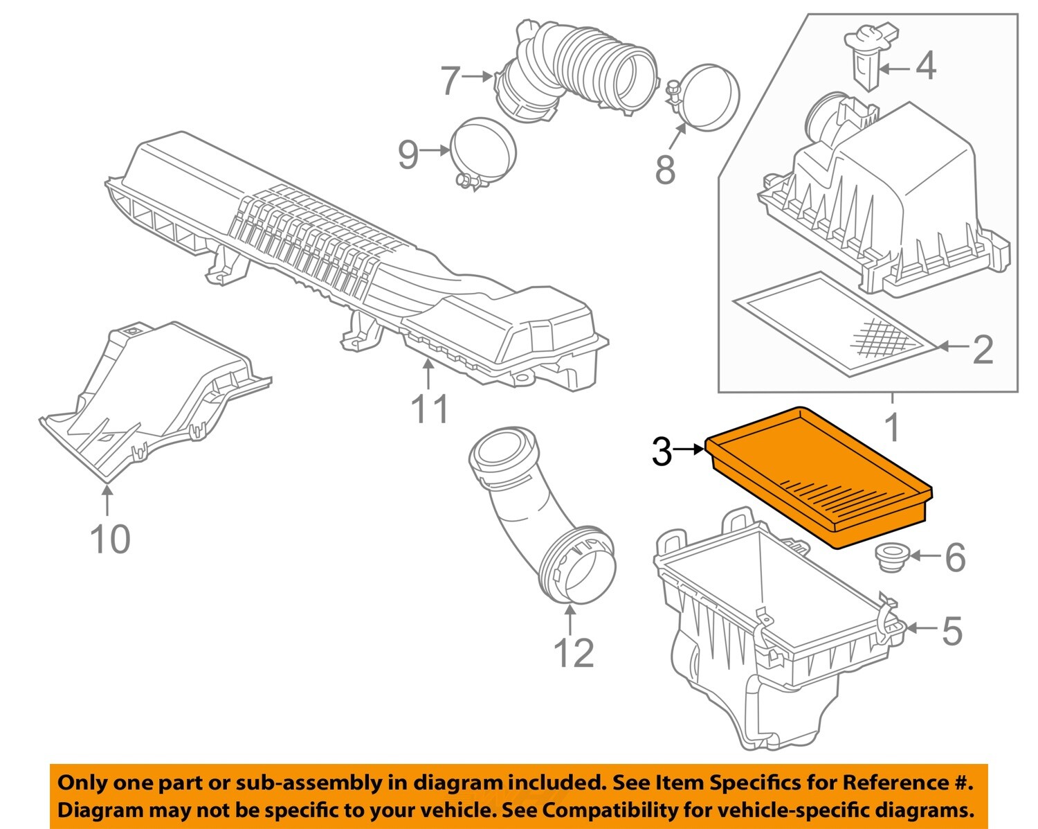 Genuine Toyota Air Filter 17801-f0020 OEM for sale online | eBay