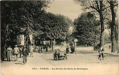 CPA PARIS 16e-La Sortie du Bois de Boulogne (326468) | eBay.de