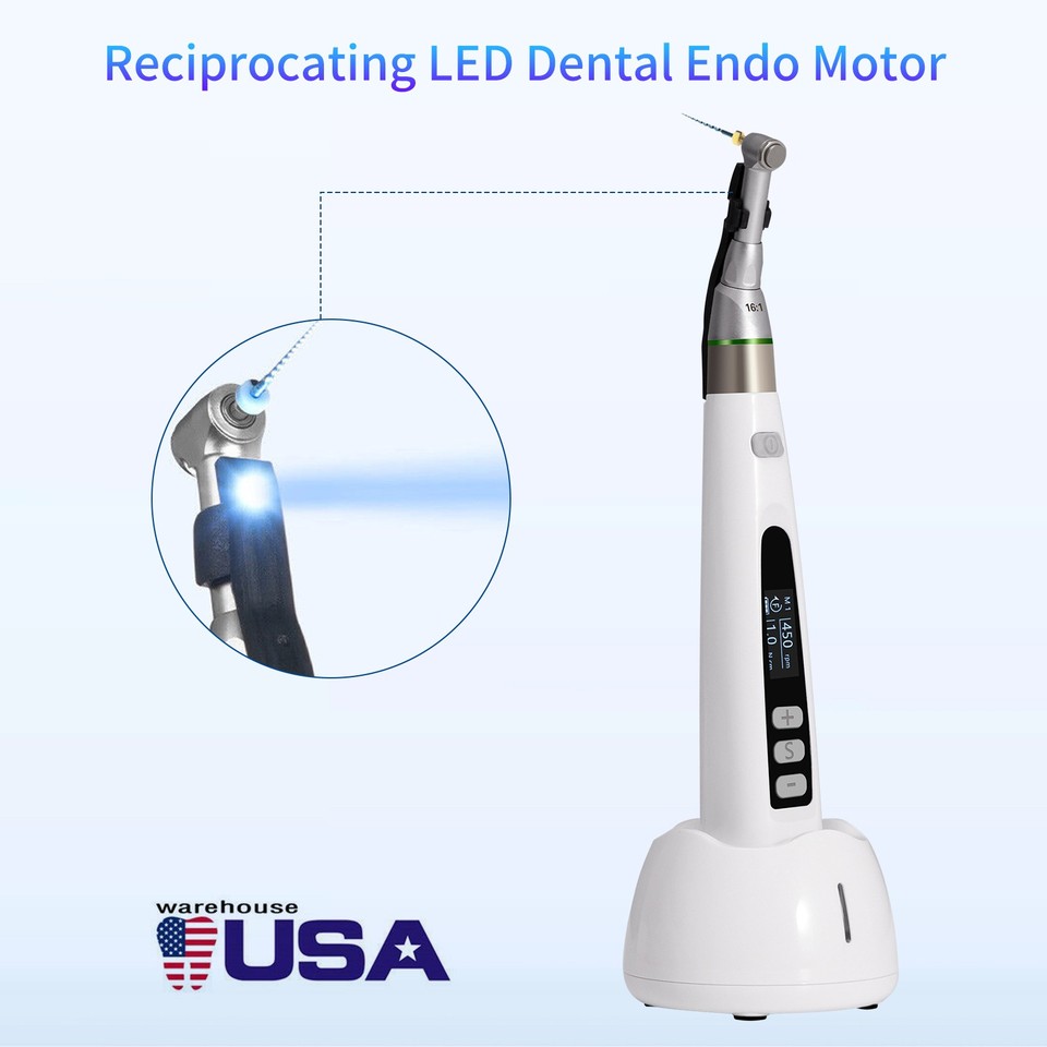 Dental LED Endo Motor Root Contra Angle/Painless Oral Local Anesthesia ...