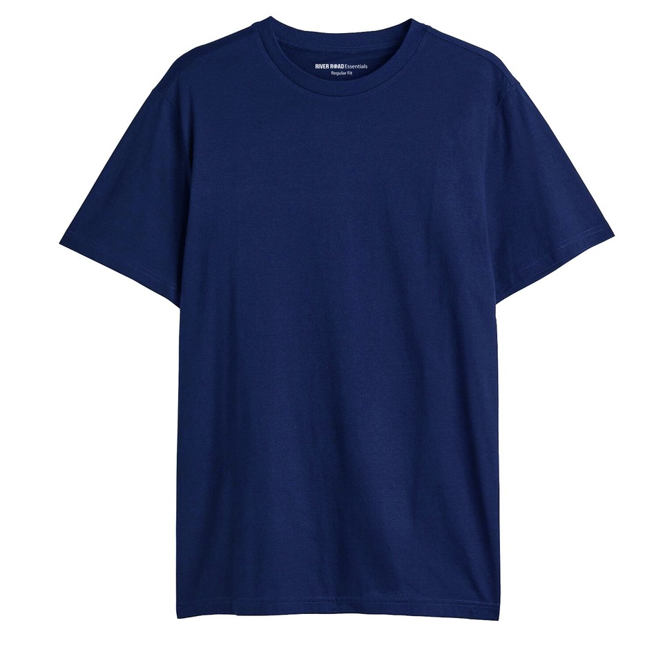 Mens Multipack T Shirts 3 & 5 Pack Cotton Plain Short Sleeve Round Crew ...