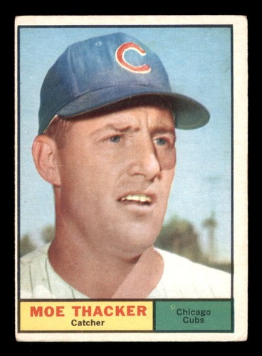 1961 Topps Baseball #12 Moe Thacker GD *e1 | eBay