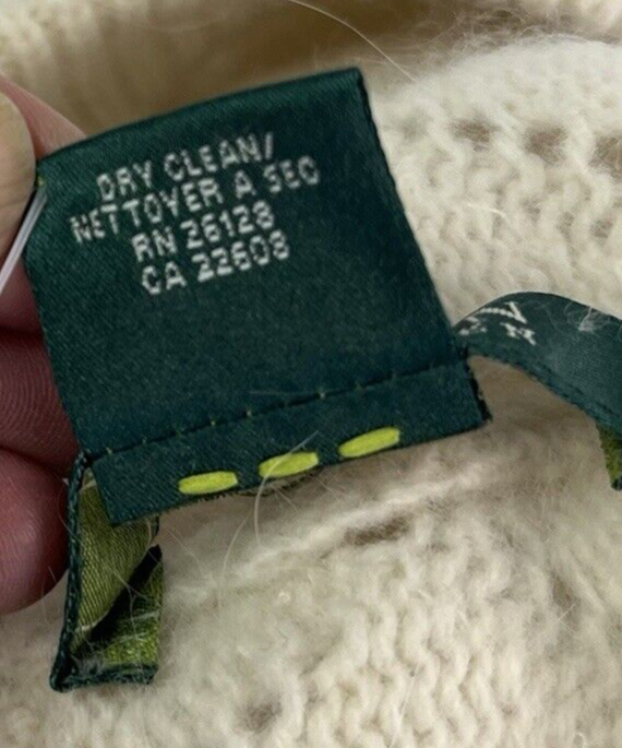 Ralph Lauren Wool Beaded Pointelle Knit Beret Hat Cream Old Money Quiet ...