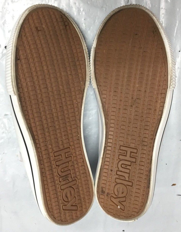 Hurley Women's CHLOE Slip On No Laces Sneakers WHITE Choose Size | eBay