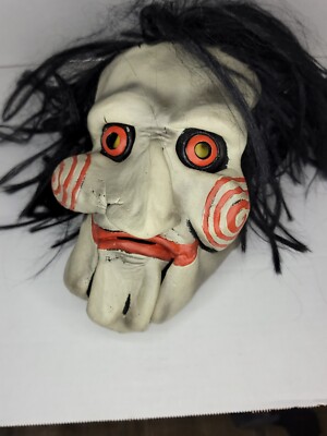 SAW Jigsaw Mask Rubber Latex Halloween Costume Billy Puppet Mask | eBay
