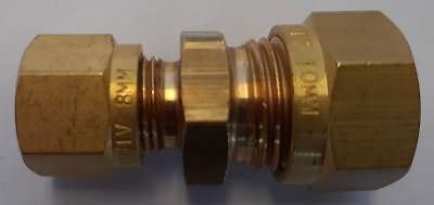 Gas Pipe Straight Coupling - 10mm to 8mm | eBay UK