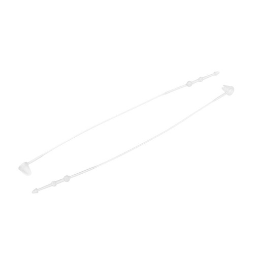 500pcs Snap Lock Security Loop Plastic Tag Fastener Clear | eBay