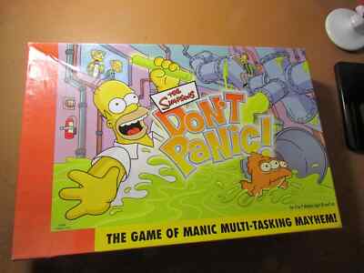 The Simpsons Don't Panic The Game Of Manic Multi Tasking Mayhem Board ...