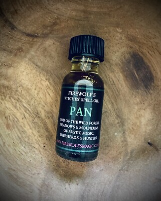 God Pan Magick Ritual Oil Handmade, Organic, Wicca, Witchcraft, Hoodoo ...