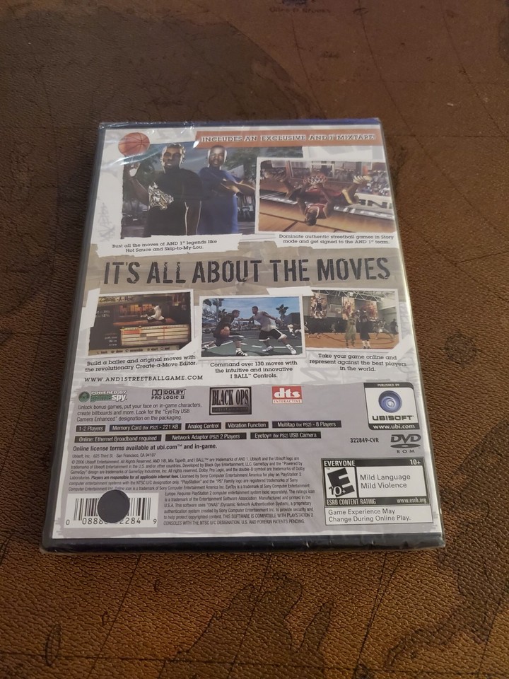 And1 Streetball Black Label PlayStation 2 PS2 Brand New | eBay