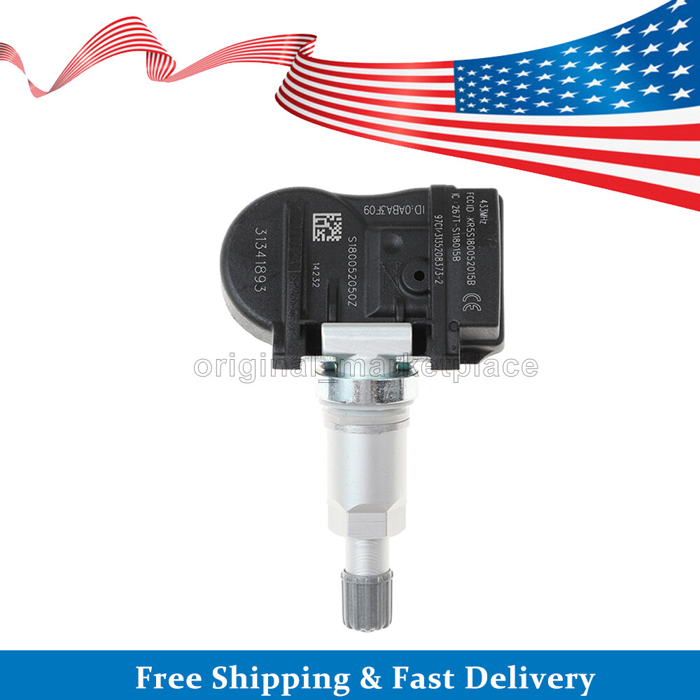 4X Tire Pressure Sensor TPMS 31341893 8G92-1A159-AE For Volvo C70 S80 ...