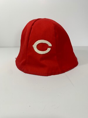 Vintage Hand Sewn Cincinnati Reds Bucket Hat Youth | eBay