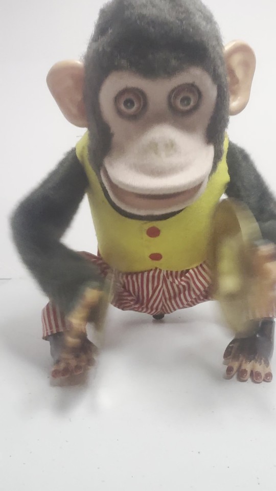 WORKS MUSICAL JOLLY CHIMP VINTAGE DAISHIN TOY STORY CLAPPING CYMBAL ...