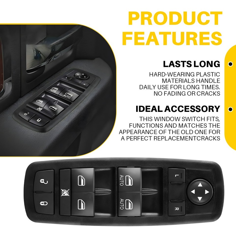 Power Window Switch Front LH For Jeep Cherokee 2014-2017 OE Number ...