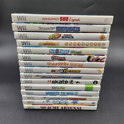 Nintendo Wii Games Wii Game Lot You Pick Game Wii various games TESTED ...