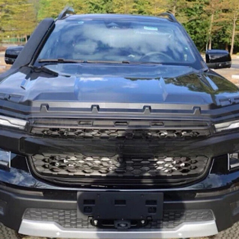For FORD RANGER 22-25 Black Car Bonnet Hood Bra Wind Bug Deflector ...