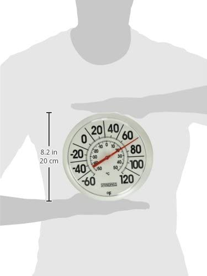 Springfield Indoor Outdoor Big and Bold Dial Thermometer, Wireless ...