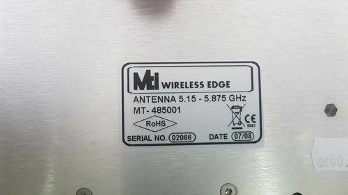 MTI WIRELESS MT-485001 5.15-5.875GHZ 18DBI LINEAR V/H POLARITY DIR ...