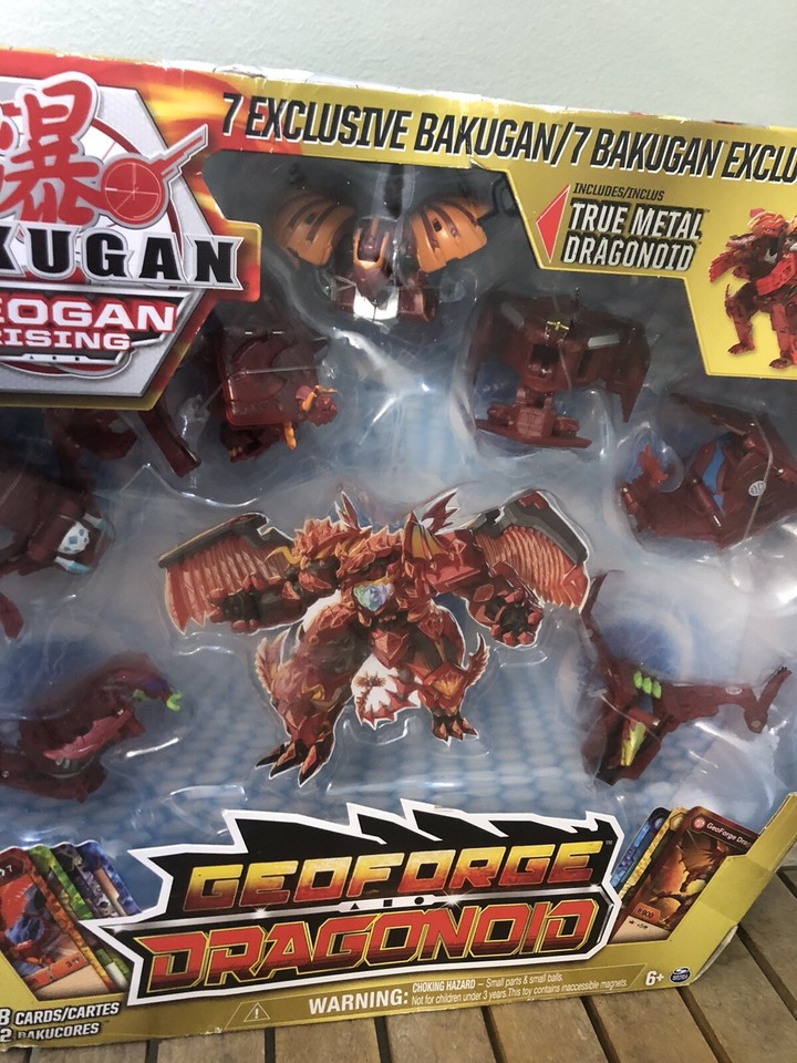 Bakugan GeoForge Dragonoid 7-in-1 Includes Exclusive True Metal ...