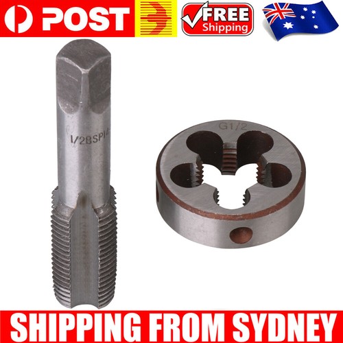 BSP1/2 Hand Tap Screwing Thread Die 4 Flute HSS Hand Tap Threading Tool ...
