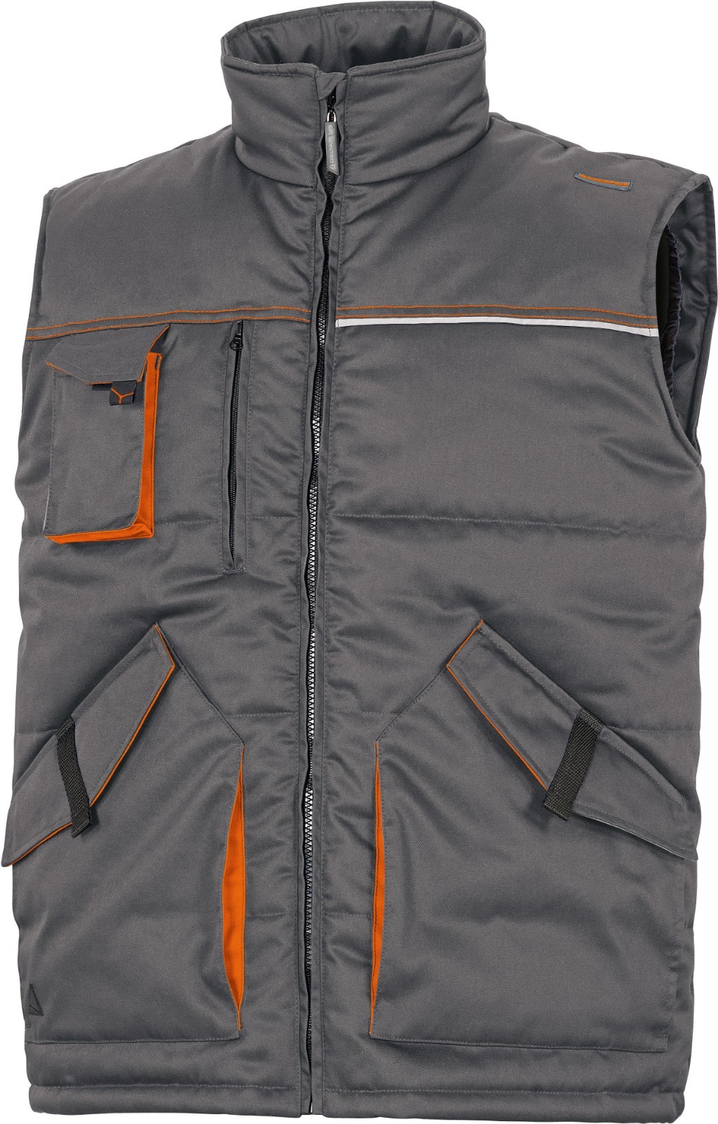 Delta Plus Panoply Stockton Mach2 Padded Multi Pocket Work Vest Gilet ...