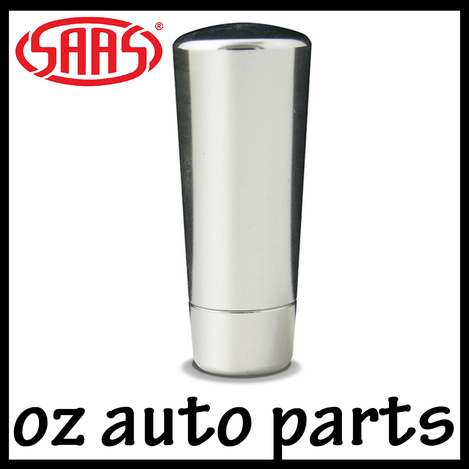 SAAS Silver Polished Aluminium Metal Long Gear Knob Easy to Fit | eBay