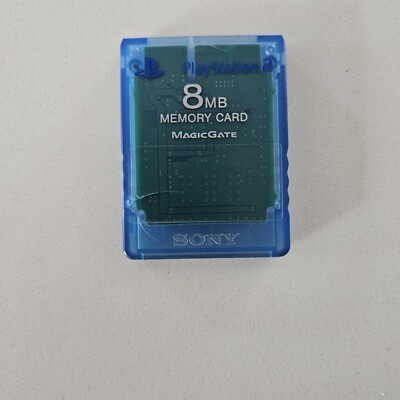 Official OEM Sony Playstation 2 PS2 8MB Magicgate Memory Card SCPH ...