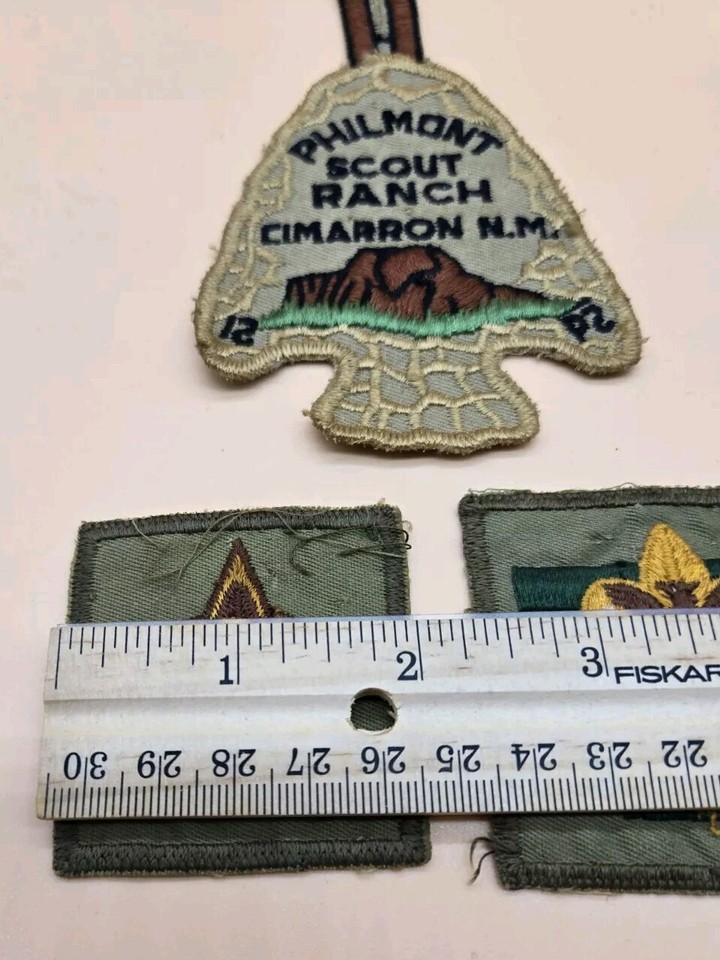 Vintage PHILMONT SCOUT RANCH Arrowhead PATCH Cimarron NM Camp Hike ...