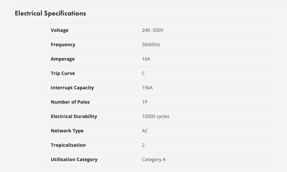Schneider Electric - 1P 16A MCB Acti9 iC60N C / A9F44116 | eBay