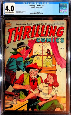 Thrilling Comics #78 (1950) - CGC 4.0 - Schomburg Cover! Standard ...