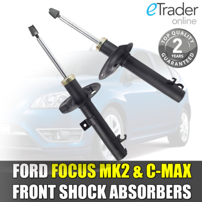 For Ford Focus MK2 Front Shock Absorbers x 2 2005-2012 Pair Shockers ...