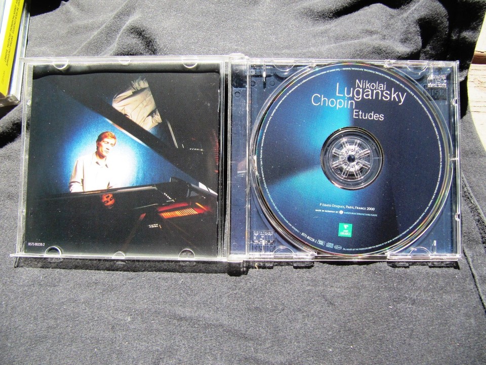 DEBUT 1999 NIKOLAI LUGANSKY Russian Piano Chopin Etudes Op 10 25 ...