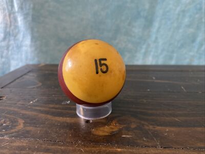 Maroon STRIPE 15 Ball Vintage Billiard Pool Ball 2.25" Replacement | eBay