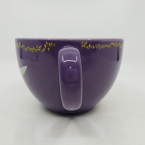 Disney Store Tinkerbell Coffee Tea Mug Soup Bowl 16 oz Purple Large 3 ...